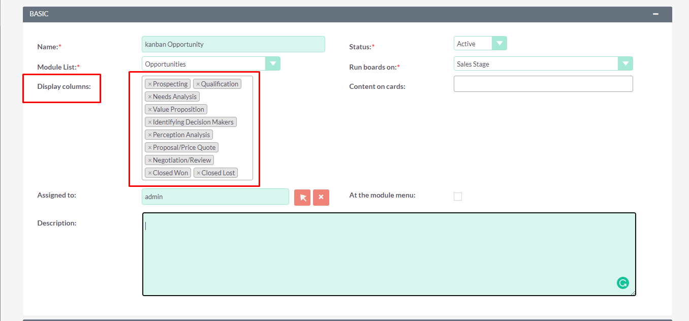 Kanban Views | SuiteCRM Module